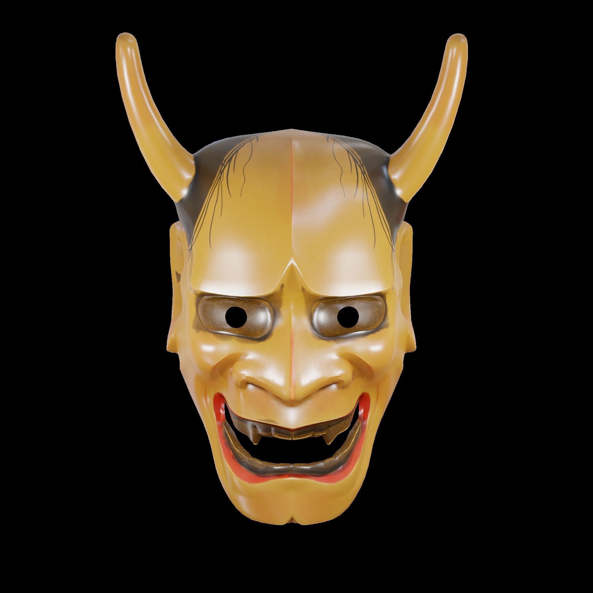 Noh Theatre Mask Japanese Hannya mask 3D model | CGTrader