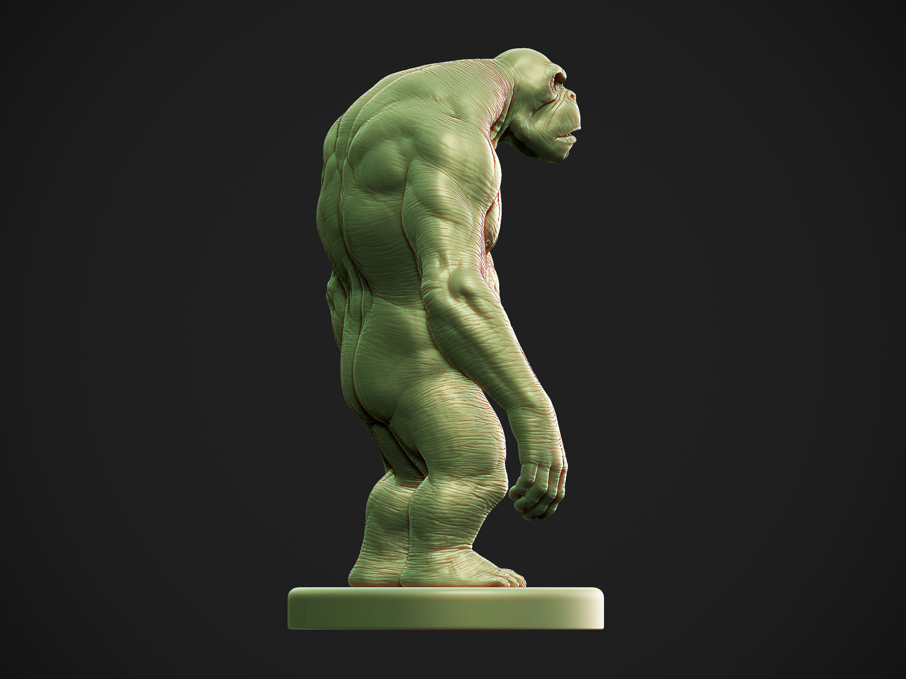 Yeti Creature 3D model 3D printable | CGTrader