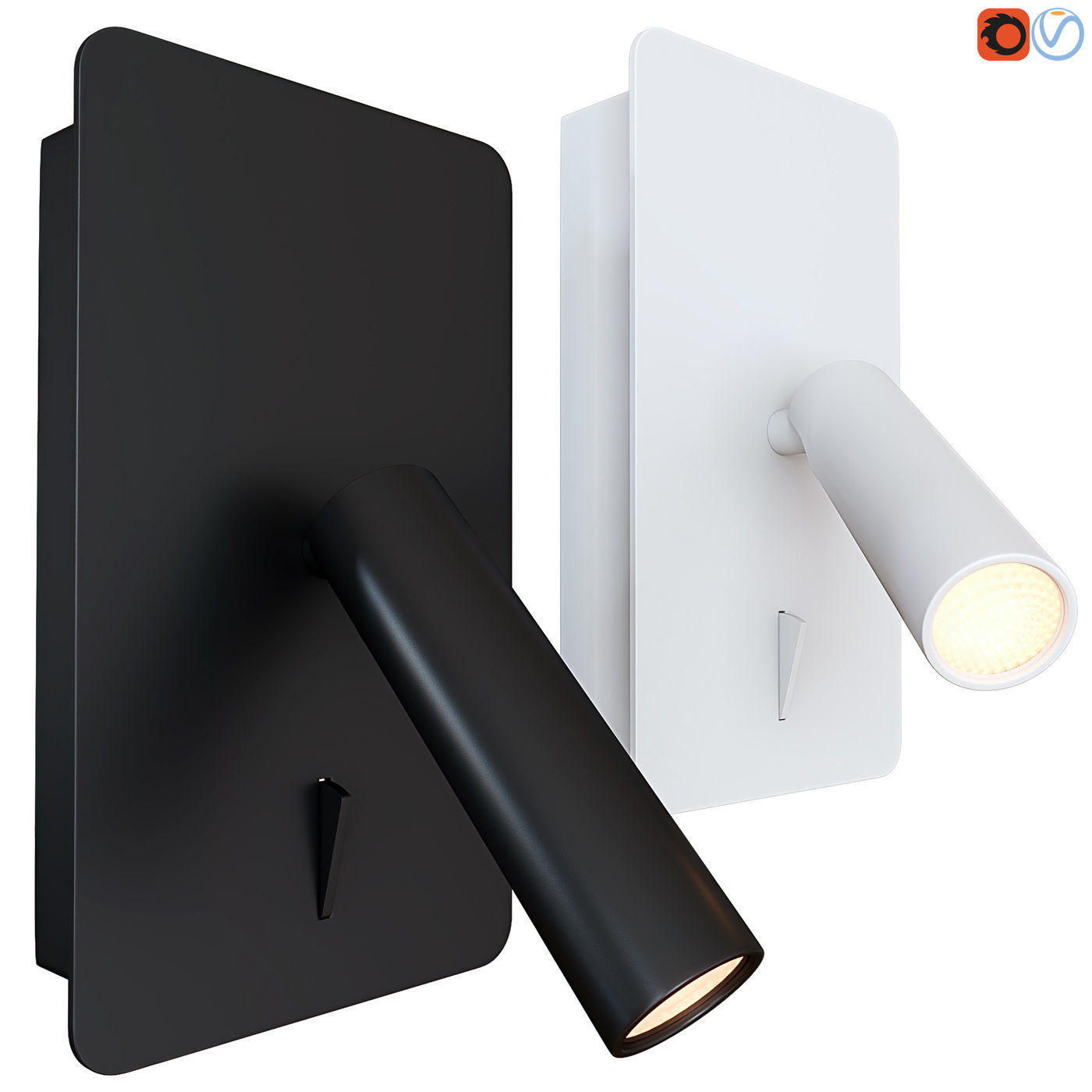 Faro Barcelona 62120 SUAU LED Lampe applique blanche 3D model | CGTrader