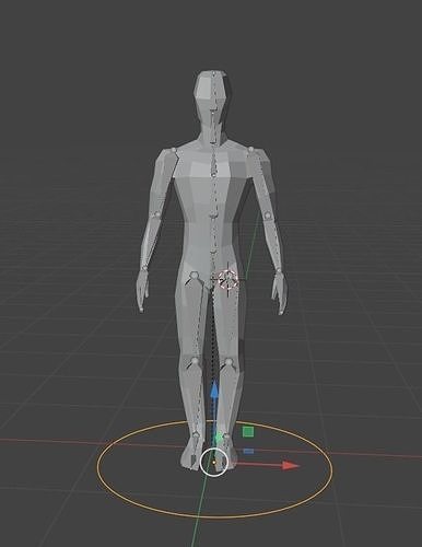 Rigged Poly Man 3D model rigged | CGTrader