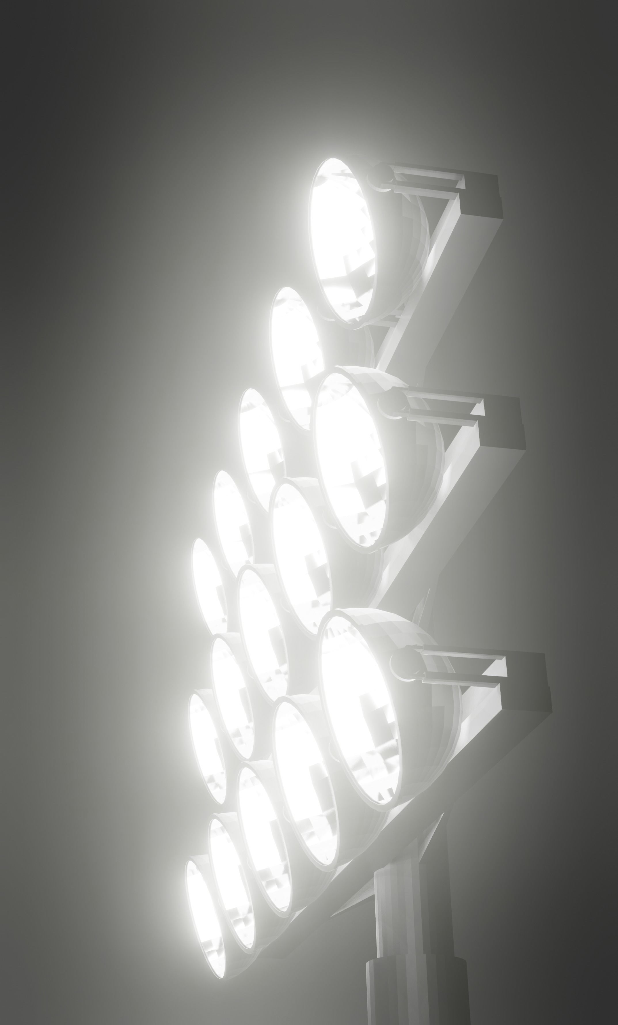 stadium lights free 3D model | CGTrader