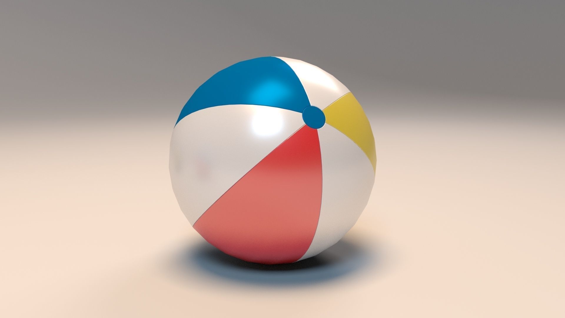 3D model Beach Sport Balls VR / AR / low-poly | CGTrader