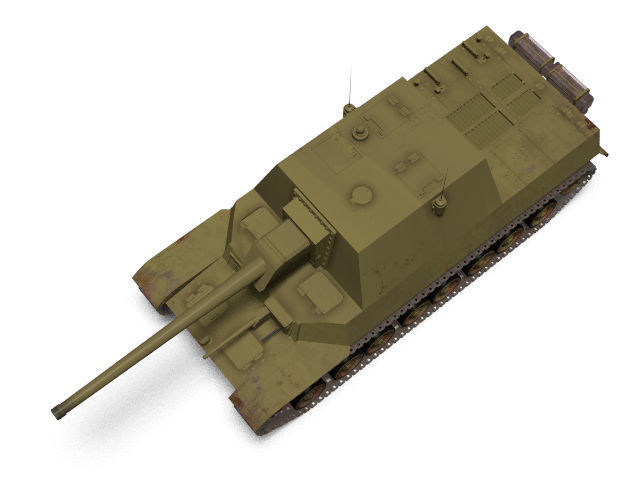 Type5 Gun tank Ho ri II 3D model | CGTrader