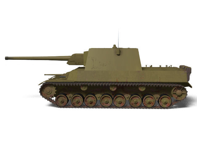 Type5 Gun tank Ho ri II 3D model | CGTrader