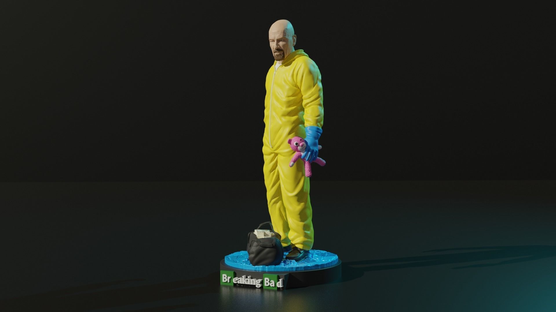 WALTER WHITE BREAKING BAD 3DMODEL SABIOPRODS 3D model 3D printable ...