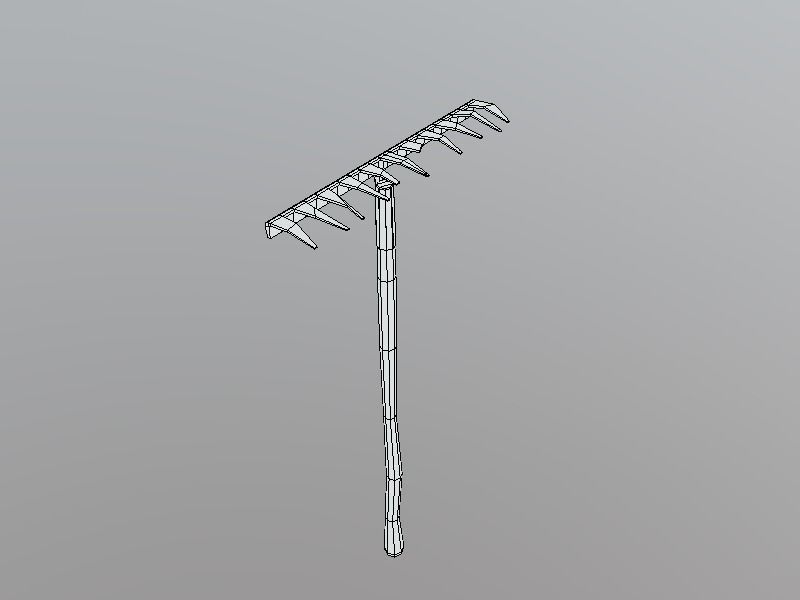 Rake cartoon low poly free VR / AR / low-poly 3D model rigged | CGTrader