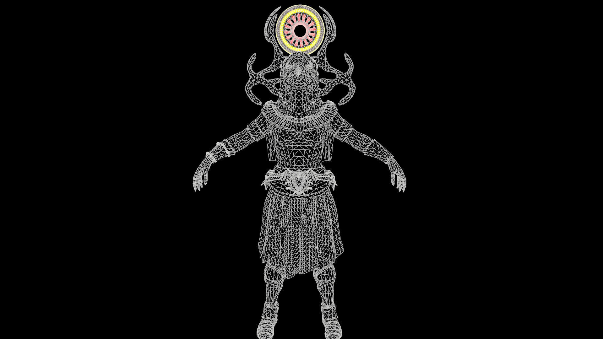 3D model Ra egyptian god VR / AR / low-poly rigged | CGTrader