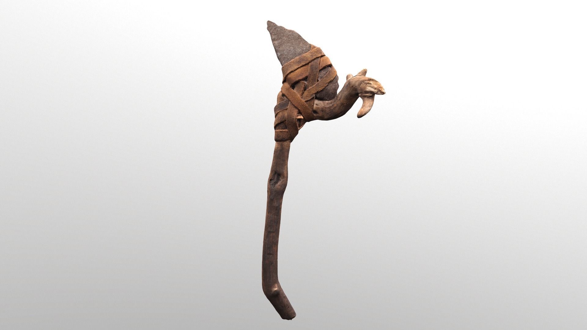 3D model Real Primitive Axe - Hand tool VR / AR / low-poly animated ...