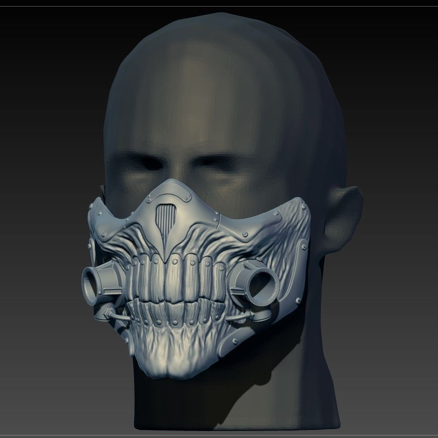 IMMORTAN JOE MASK 3D model 3D printable | CGTrader