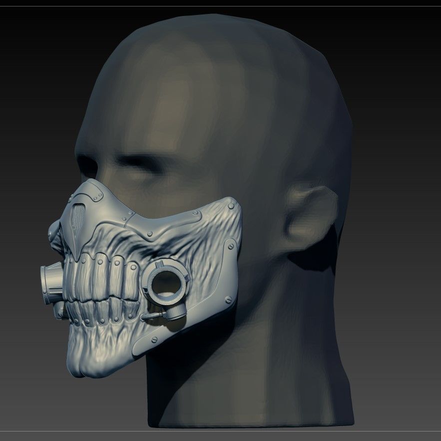 IMMORTAN JOE MASK 3D model 3D printable | CGTrader