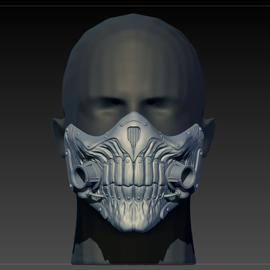 IMMORTAN JOE MASK 3D model 3D printable | CGTrader