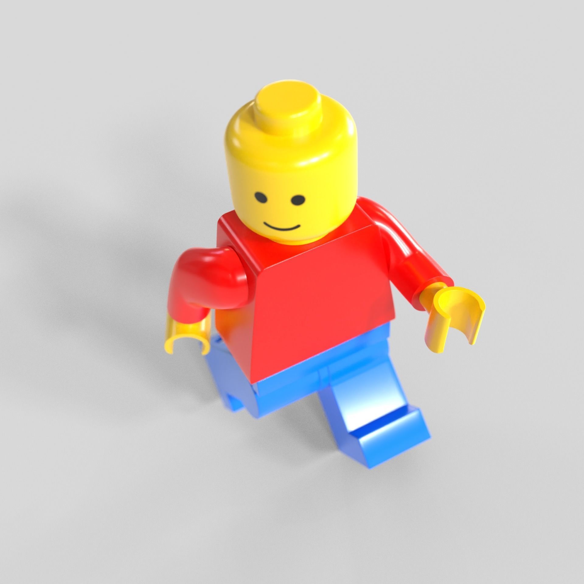 Lego Minifigure 3D model rigged | CGTrader