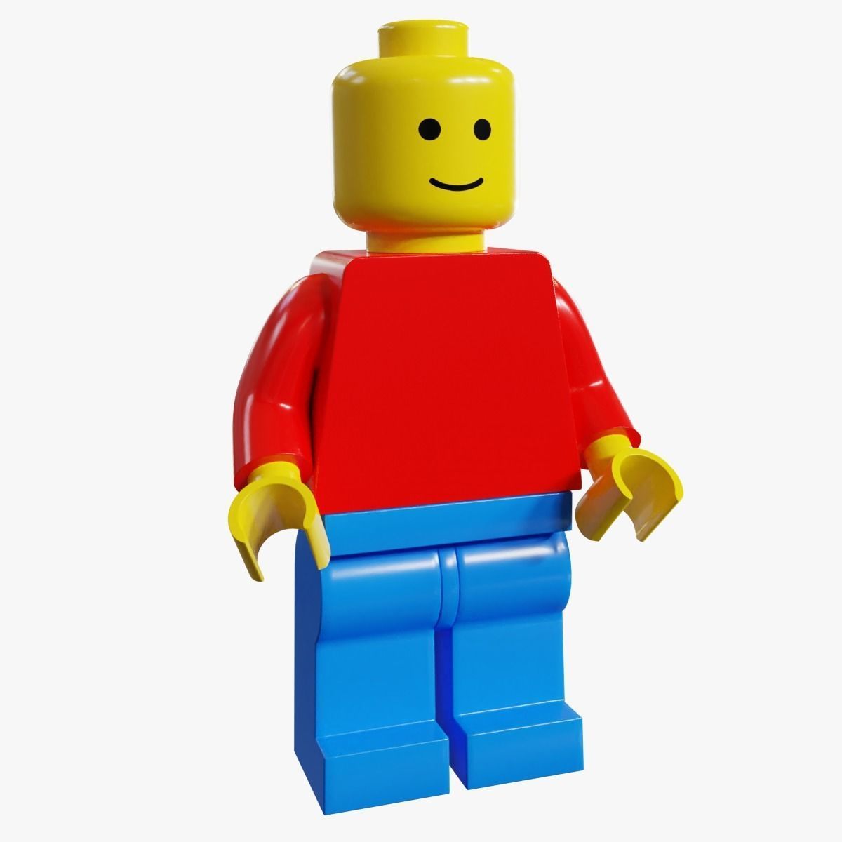 Lego Minifigure 3D model rigged | CGTrader