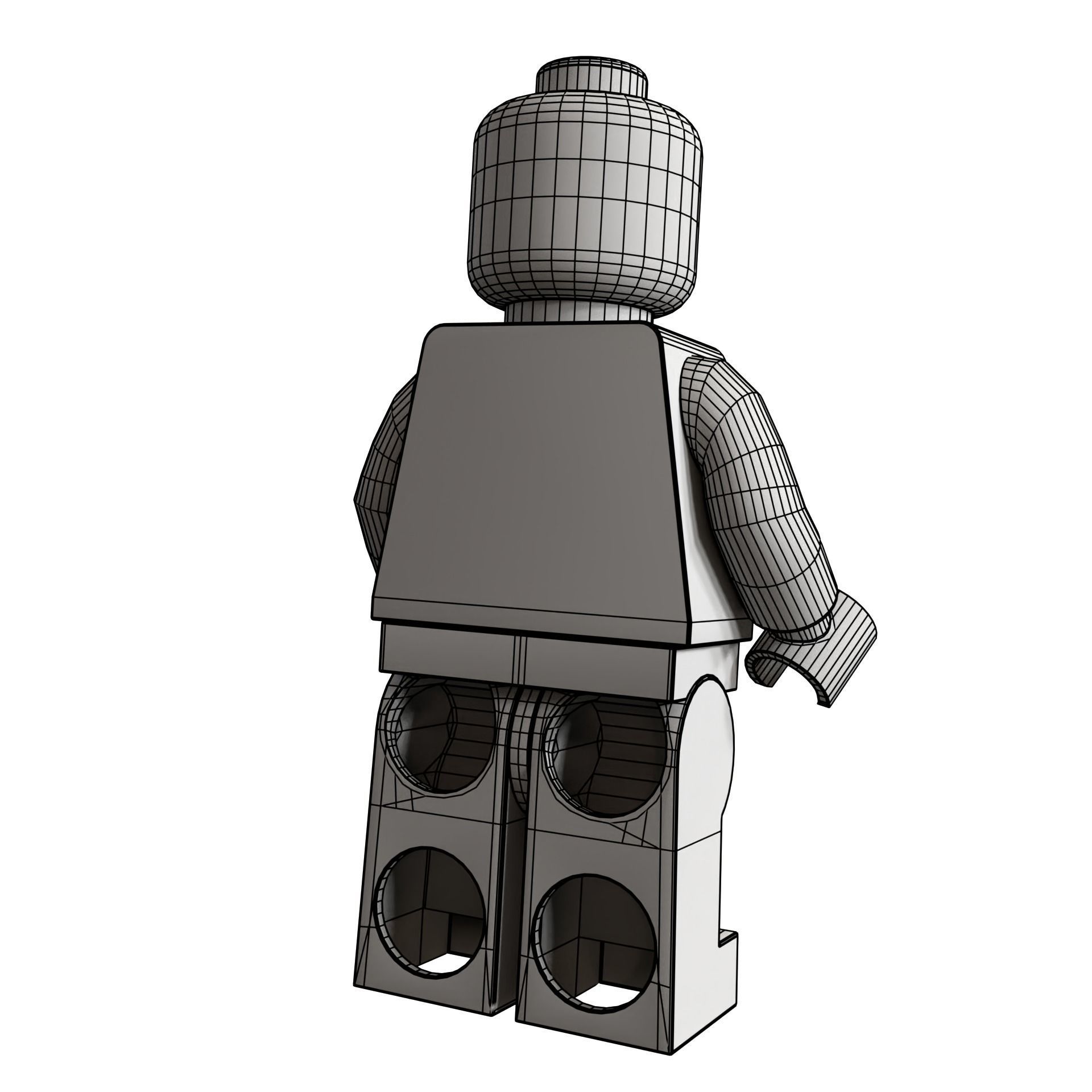 Lego Minifigure 3D model rigged | CGTrader