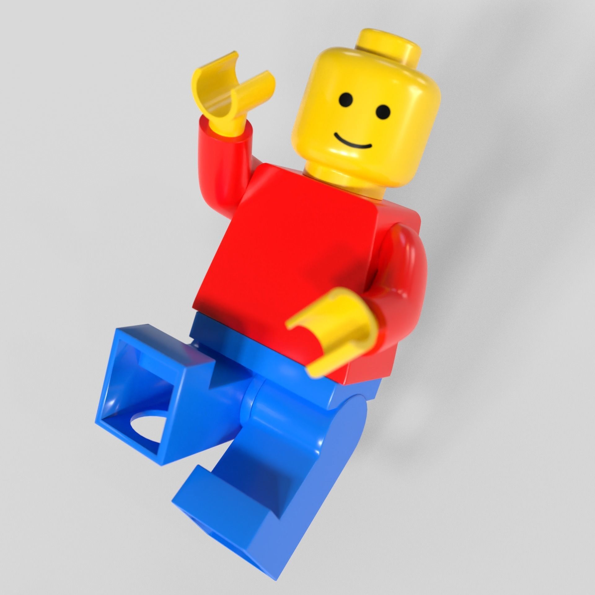 Lego Minifigure 3D model rigged | CGTrader