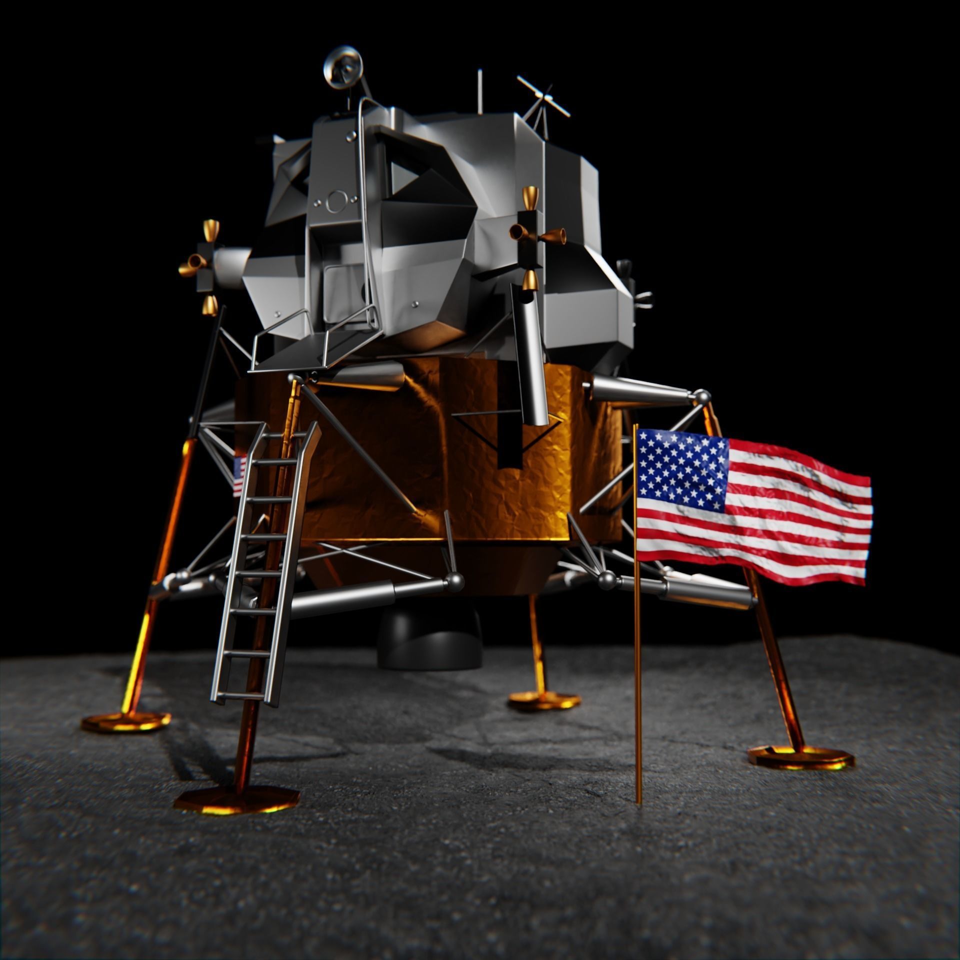 Apollo Lunar Module 3D model | CGTrader
