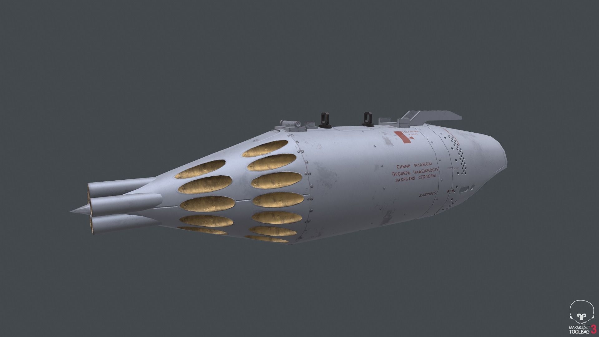 3D model UB-32A-24 Rocket Pods VR / AR / low-poly | CGTrader