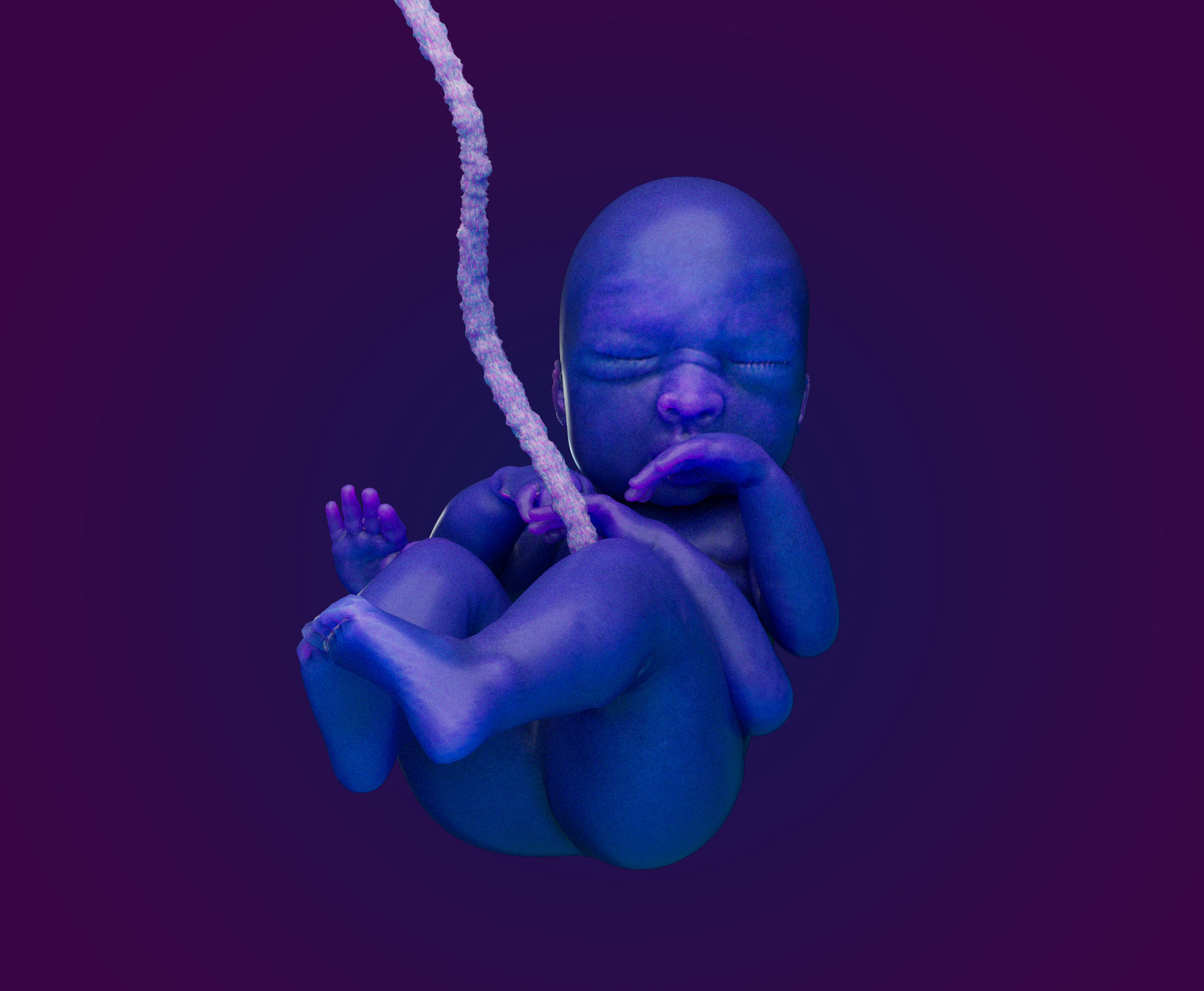 Realistic Alien Baby 3D model rigged | CGTrader