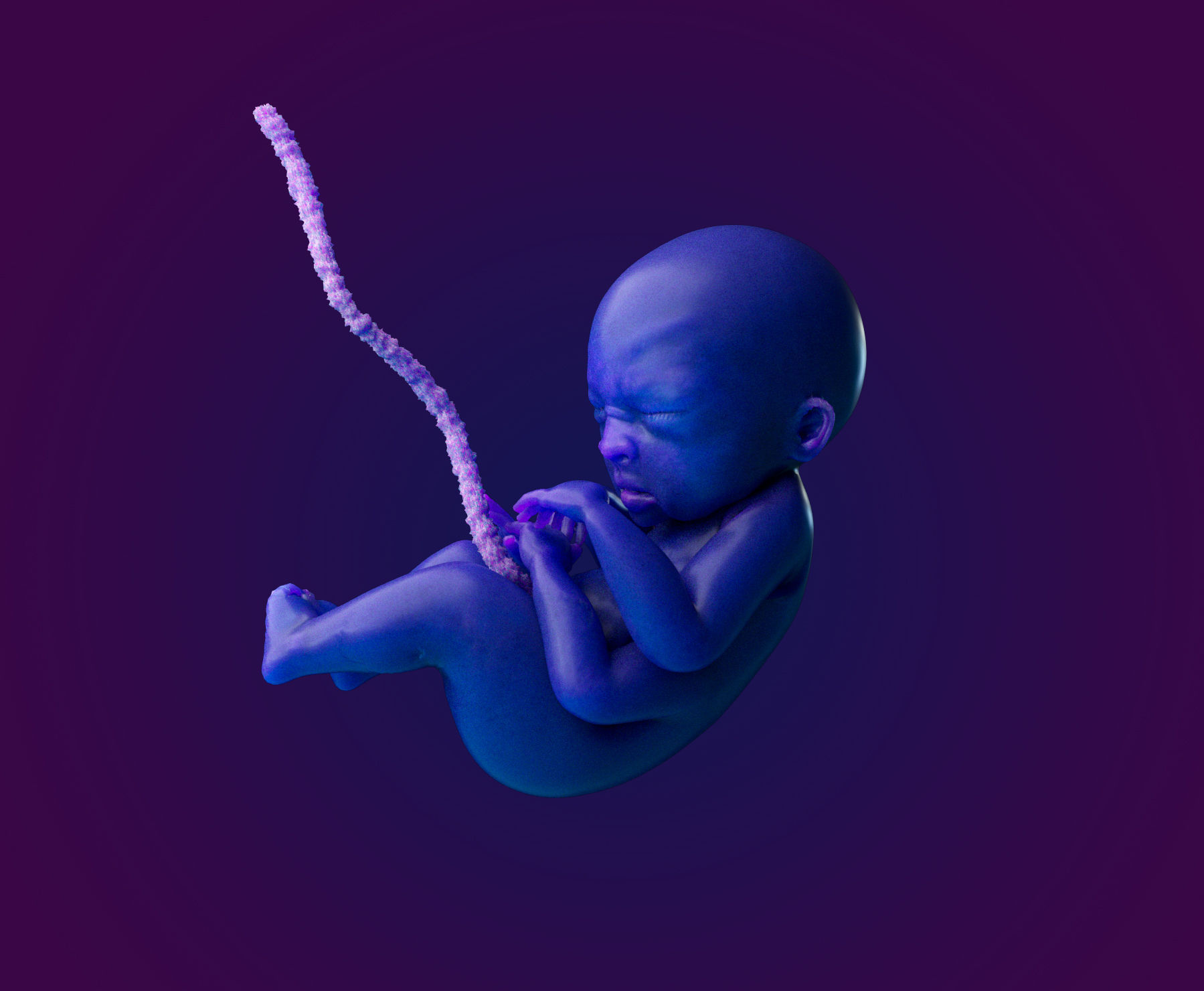Realistic Alien Baby 3D model rigged | CGTrader