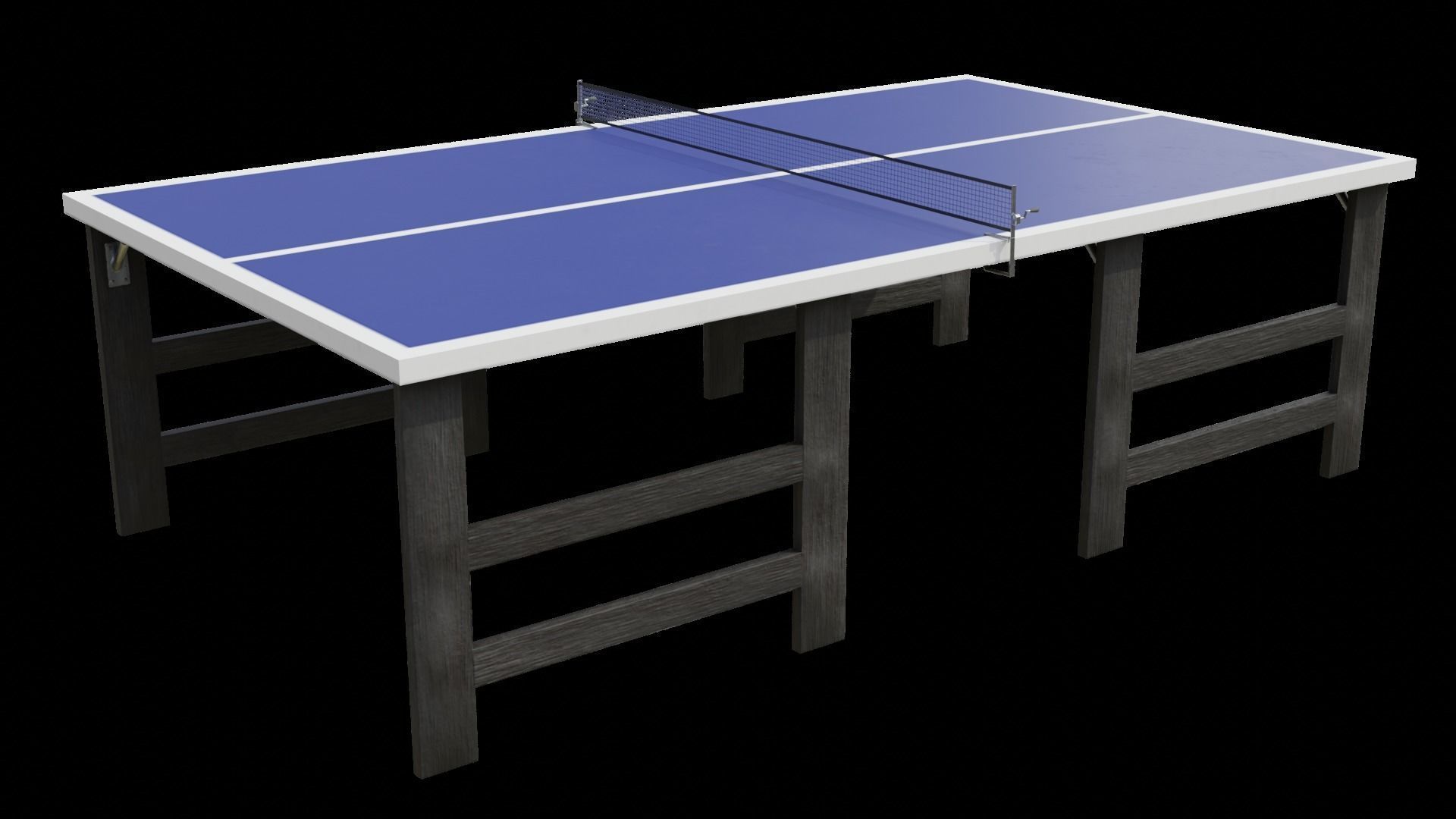 3D model Ping Pong Table Tennis many PBR Options Textures VR / AR / low ...