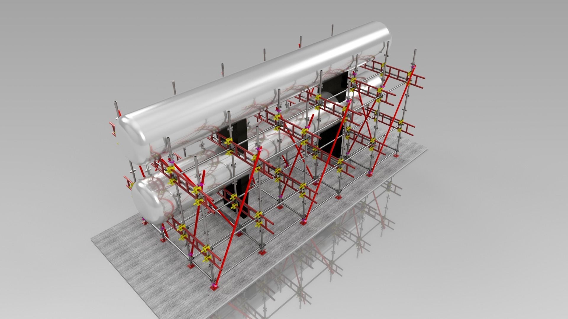 Load bearing Scaffolding 3D | CGTrader