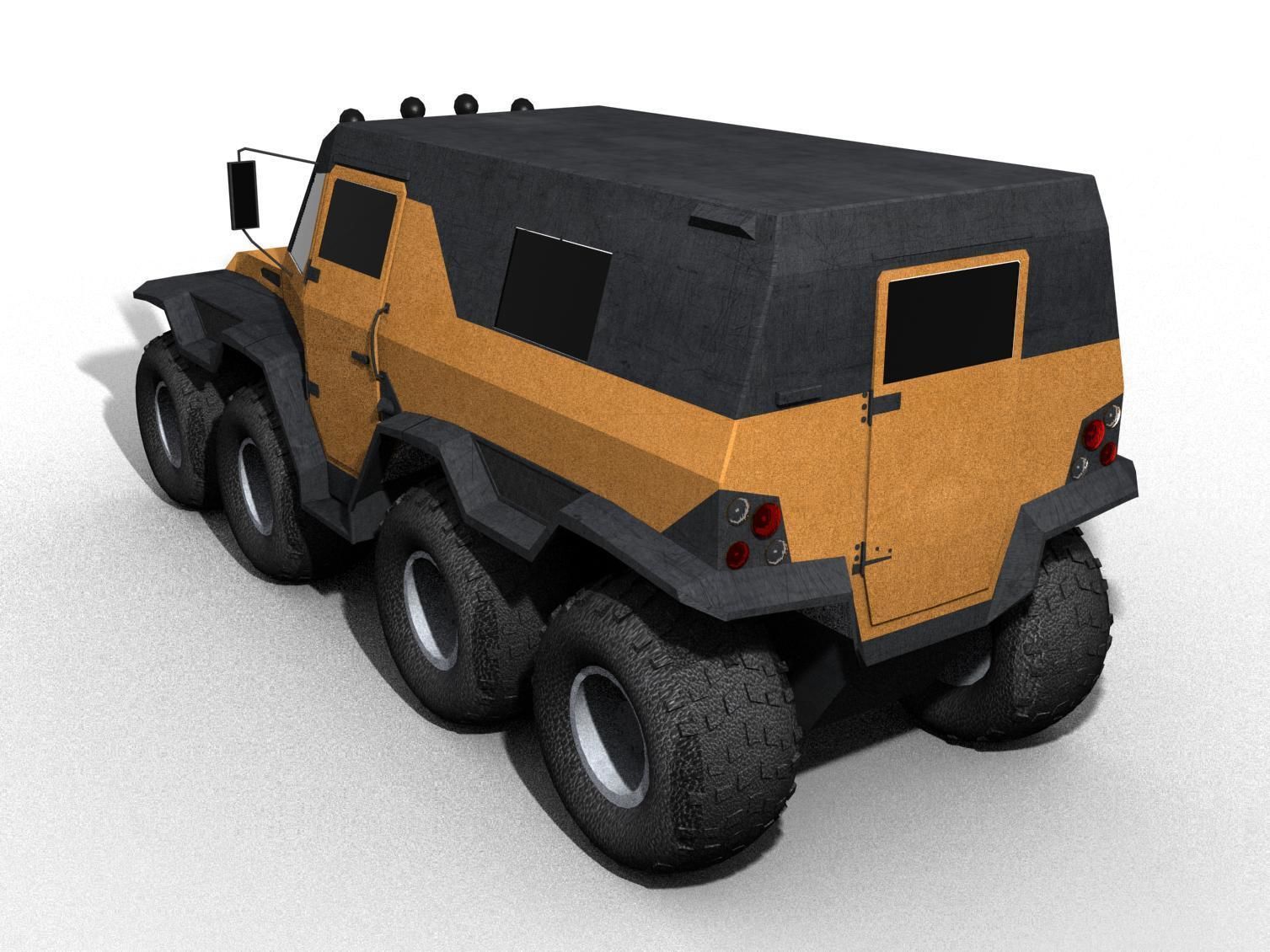 3D model shaman all terrain vehicle VR / AR / low-poly | CGTrader