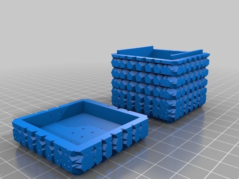 Unique Decorated Boxes openscad free 3D model 3D printable | CGTrader