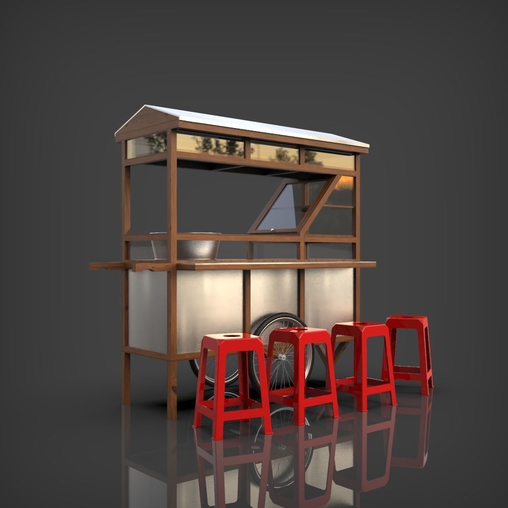 Asian Food Charts 3D model | CGTrader