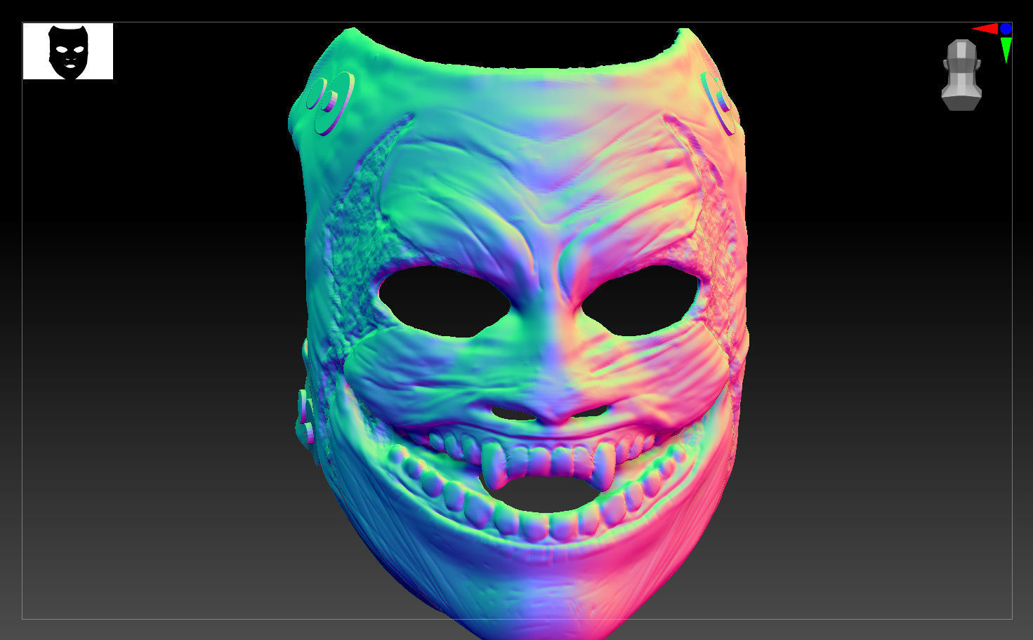 WWE Fiend Bray Wyatt Mask 3D model 3D printable | CGTrader