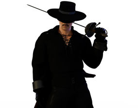 Animated Zorro 3D Models | CGTrader