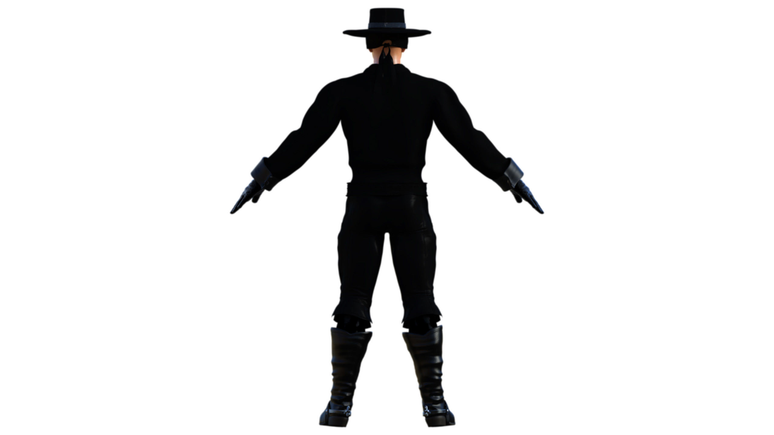 El Zorro 3D model animated rigged | CGTrader