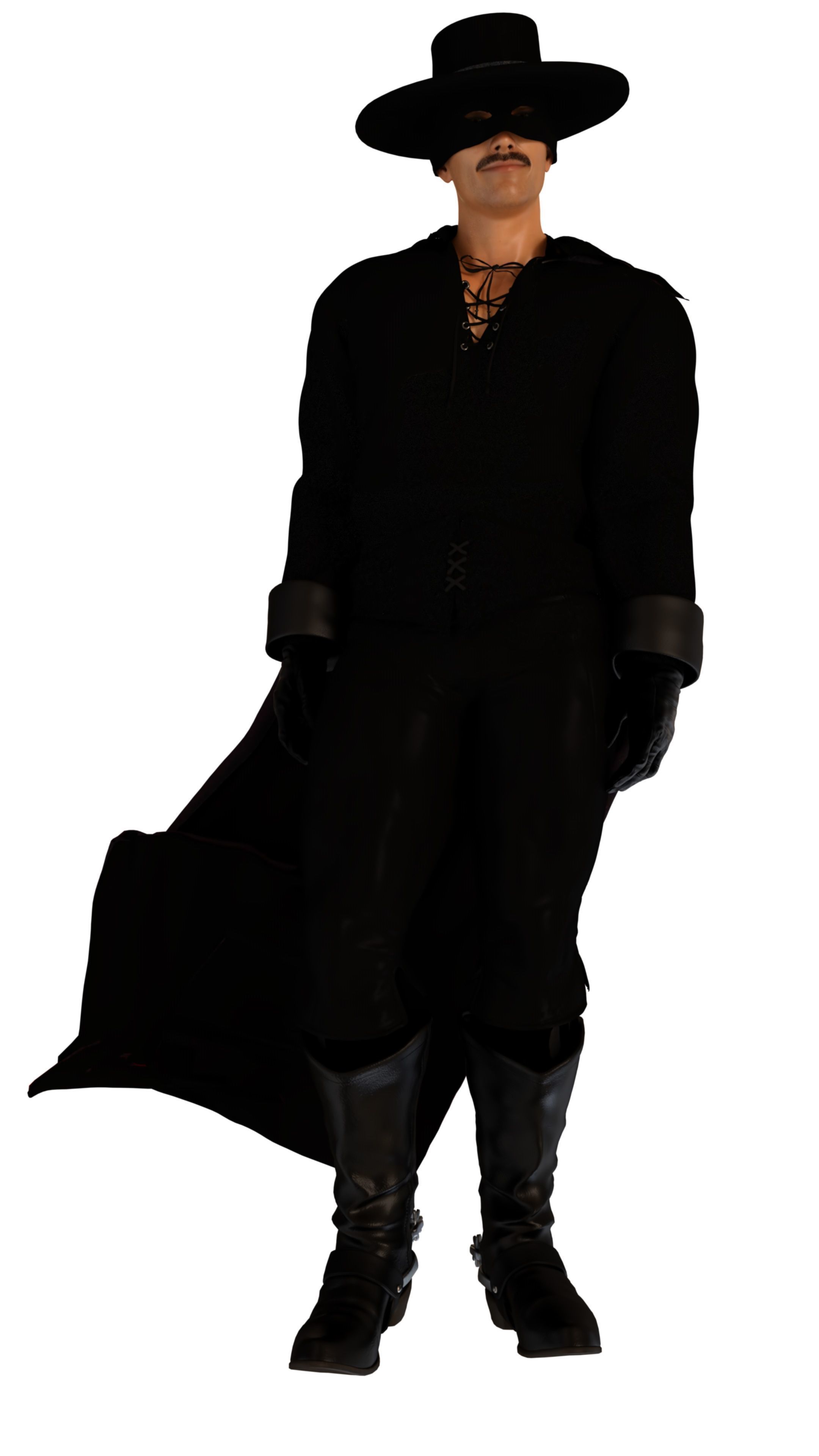 El Zorro 3D model animated rigged | CGTrader