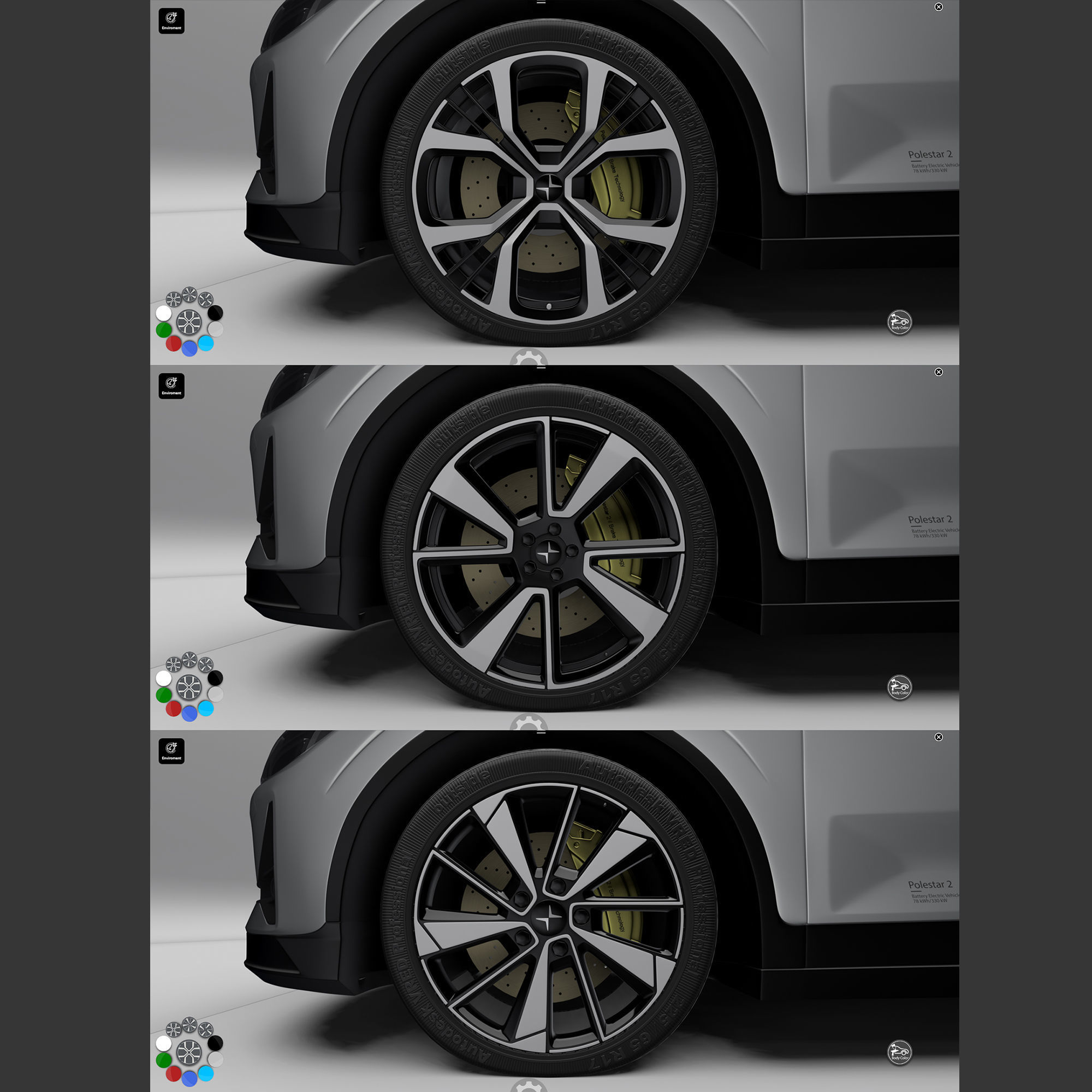 6 Wheel Collection LowHigh Poly free VR / AR / low-poly 3D model | CGTrader