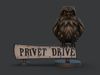 Privet drive sign 3D model 3D printable | CGTrader