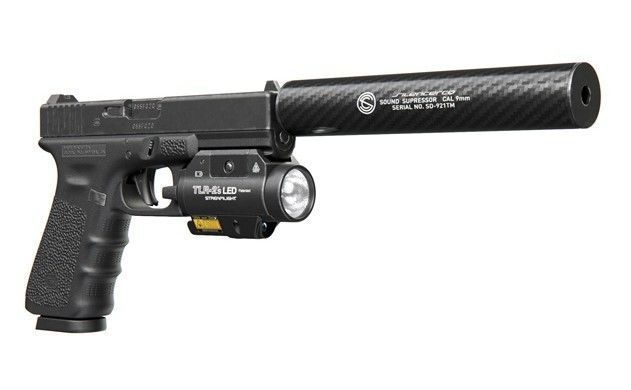 Pistol Glock 17 Gen4 and Flashlight with laser pointer 3D model | CGTrader