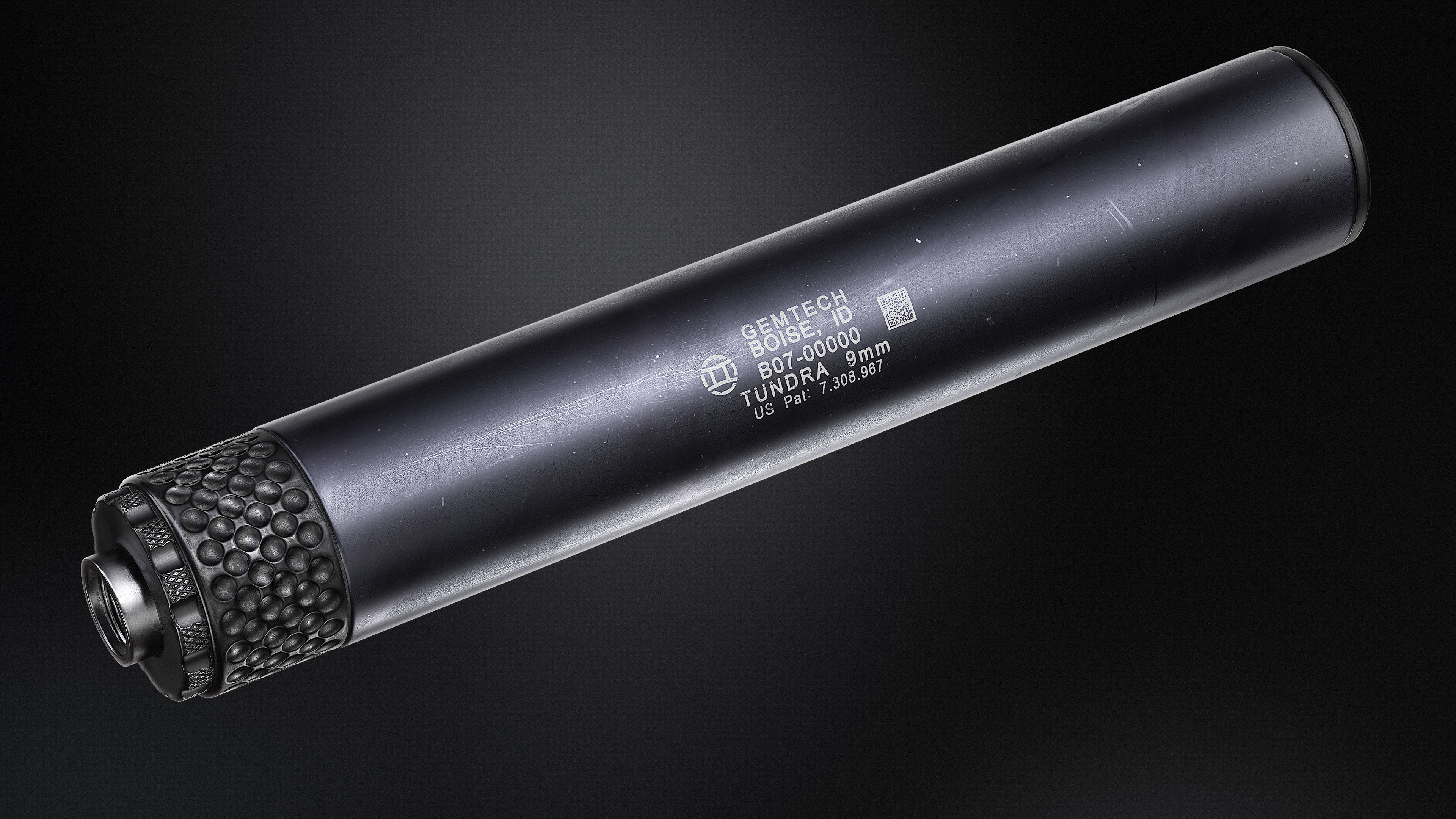 3D model Gemtech Tundra Suppressor 9mm VR / AR / low-poly | CGTrader