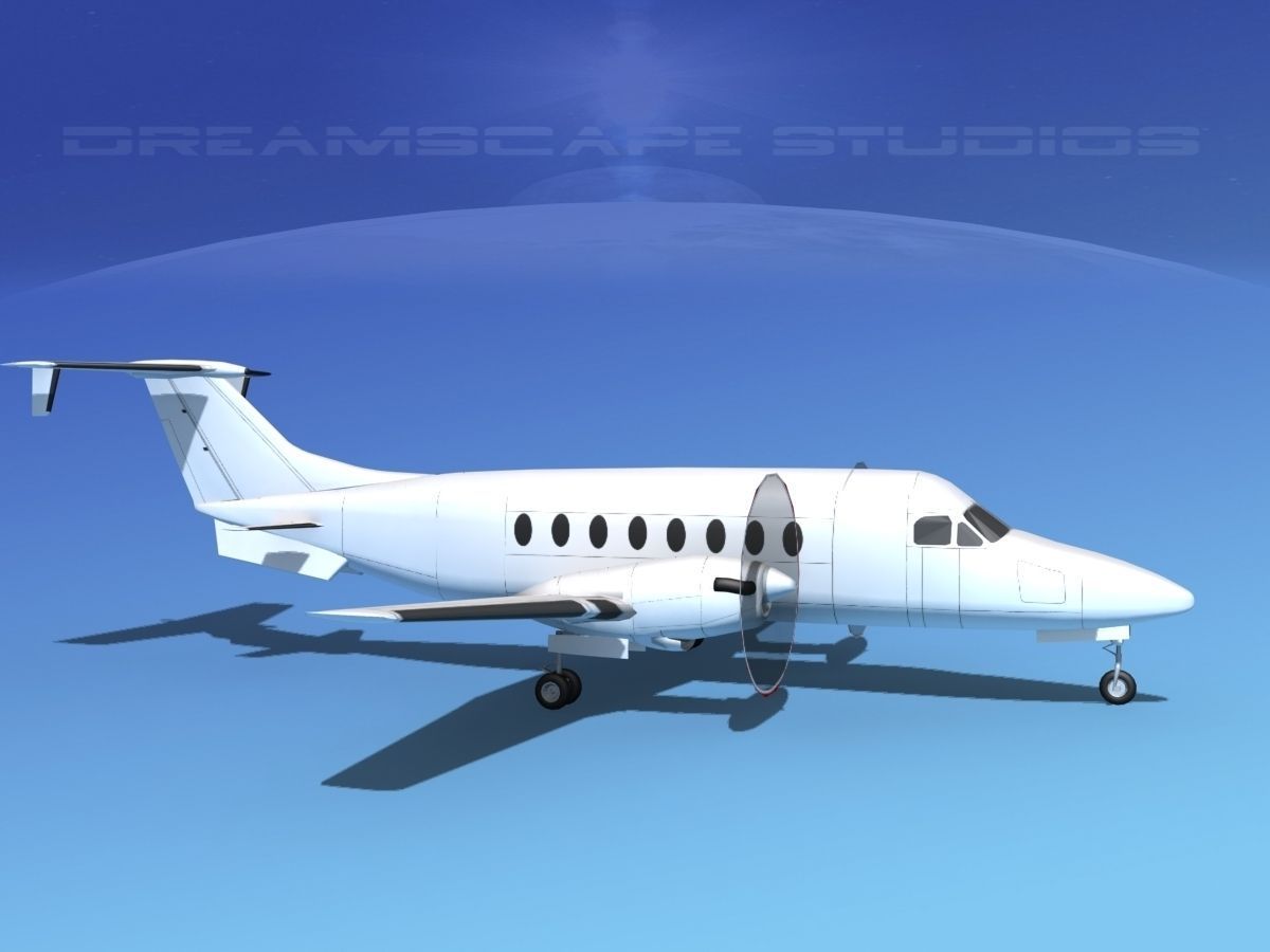 Beechcraft 1900D SS 3D model rigged | CGTrader