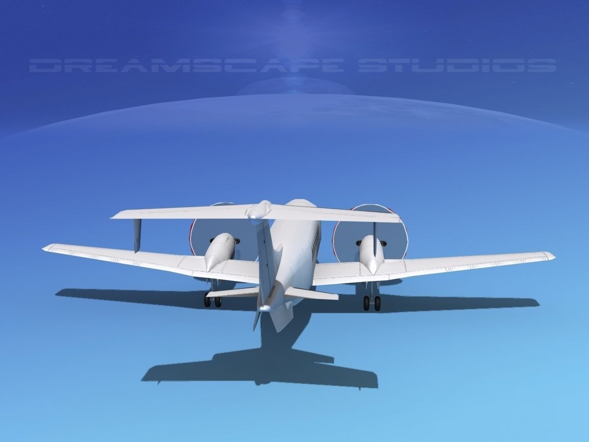 Beechcraft 1900D SS 3D model rigged | CGTrader