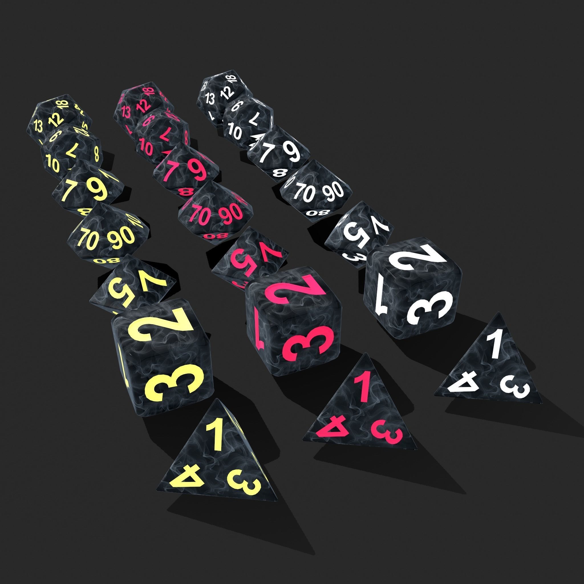 RPG Game Dice 3D model | CGTrader