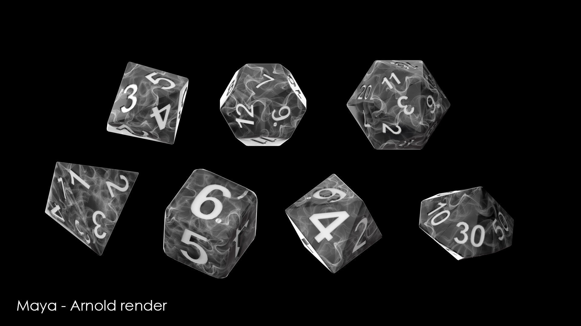 RPG Game Dice 3D model | CGTrader