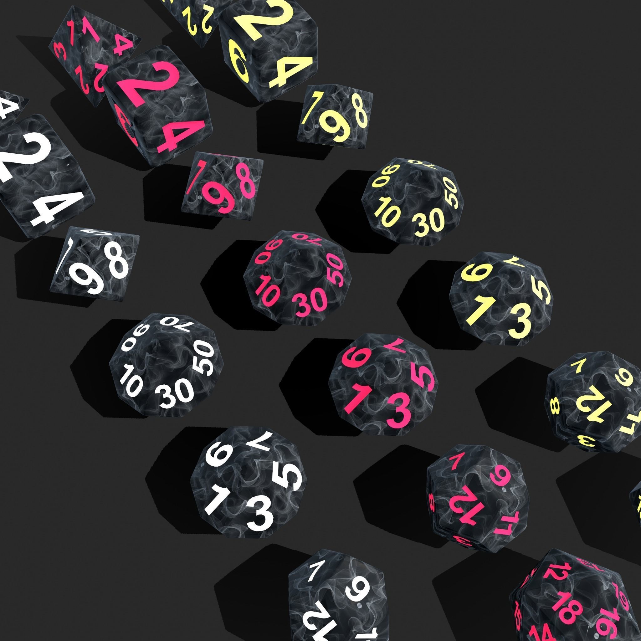 RPG Game Dice 3D model | CGTrader