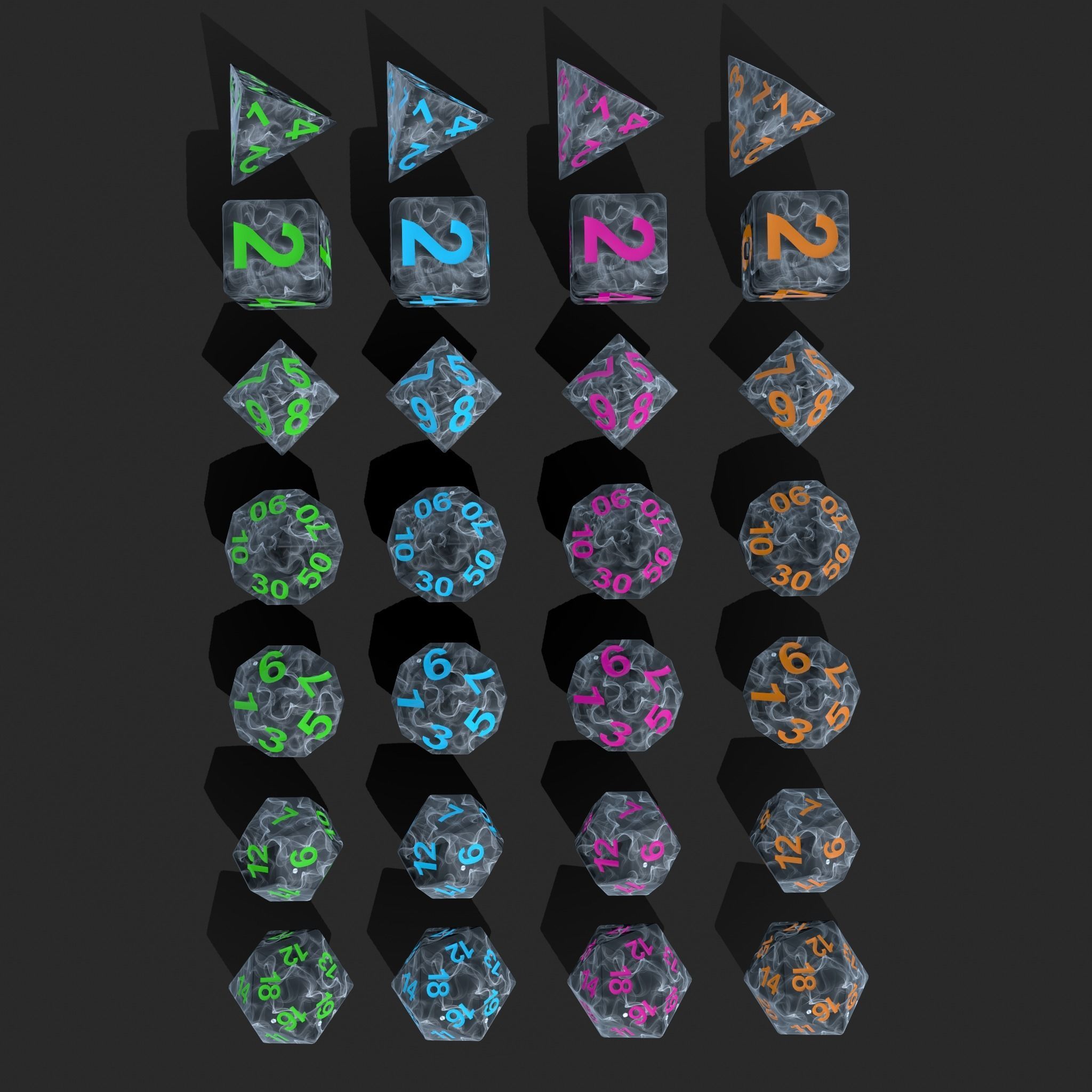 RPG Game Dice 3D model | CGTrader