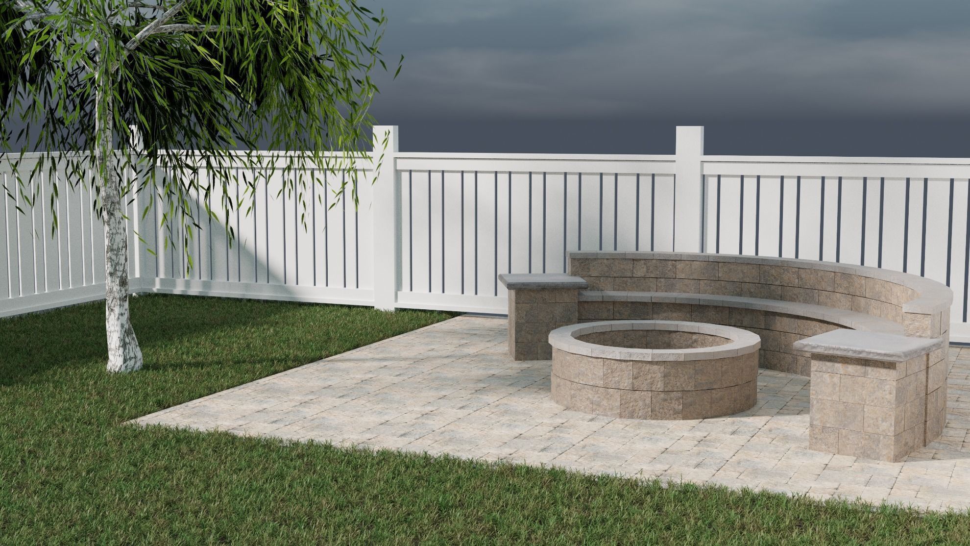 Stone Fire Pit free VR / AR / low-poly 3D model | CGTrader