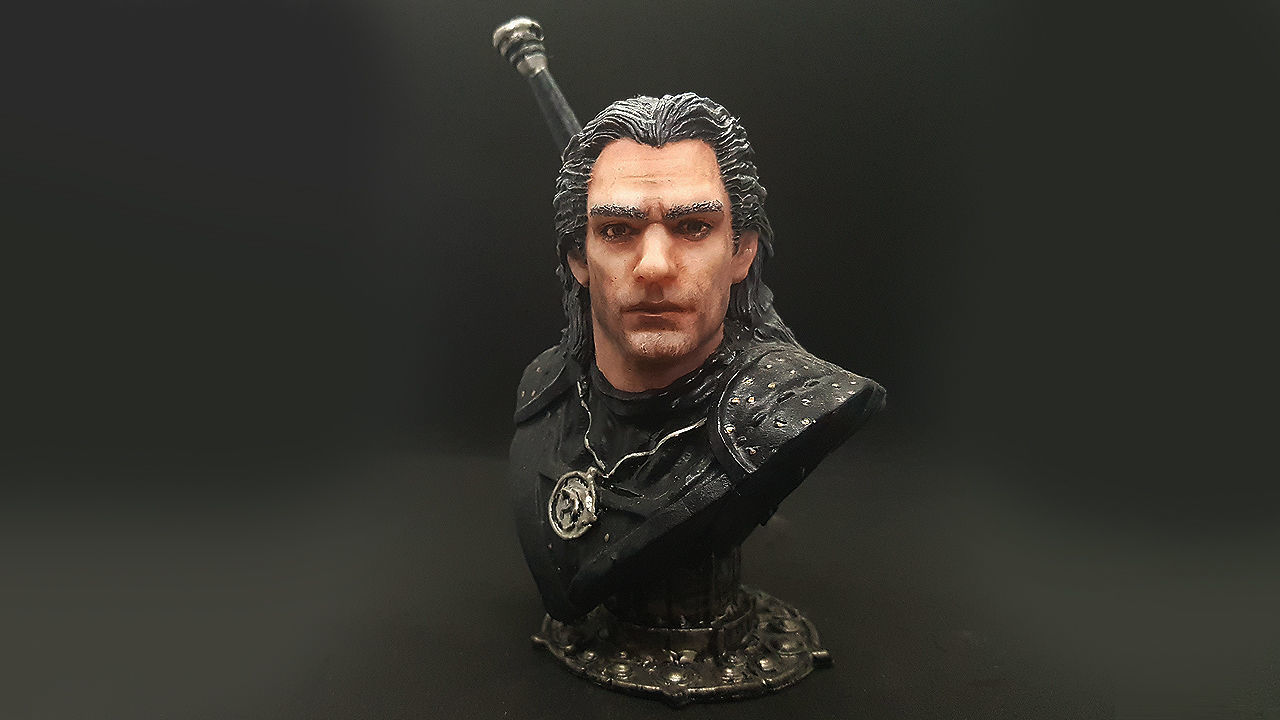 WITCHER GEROLT NETFLIX BUST MODEL FOR 3D PRINT 3D model 3D printable ...
