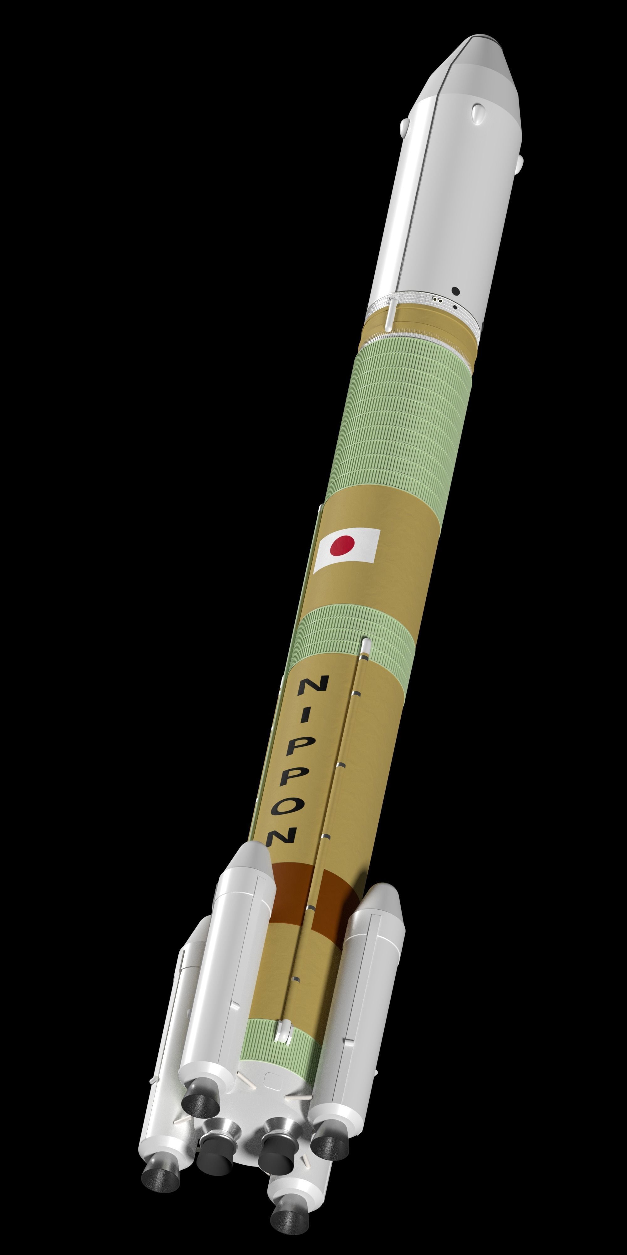 H3 Rocket 3D model | CGTrader