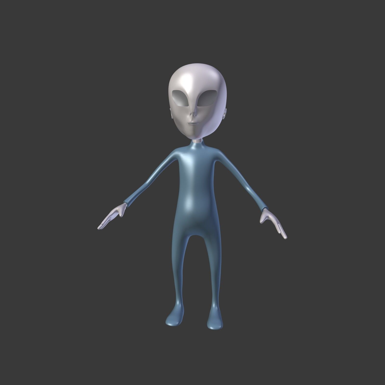 3D model Cartoon Alien VR / AR / low-poly rigged | CGTrader