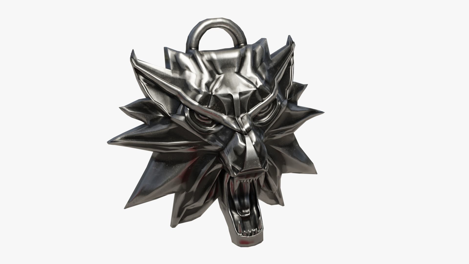 Witcher amulet 3D model | CGTrader