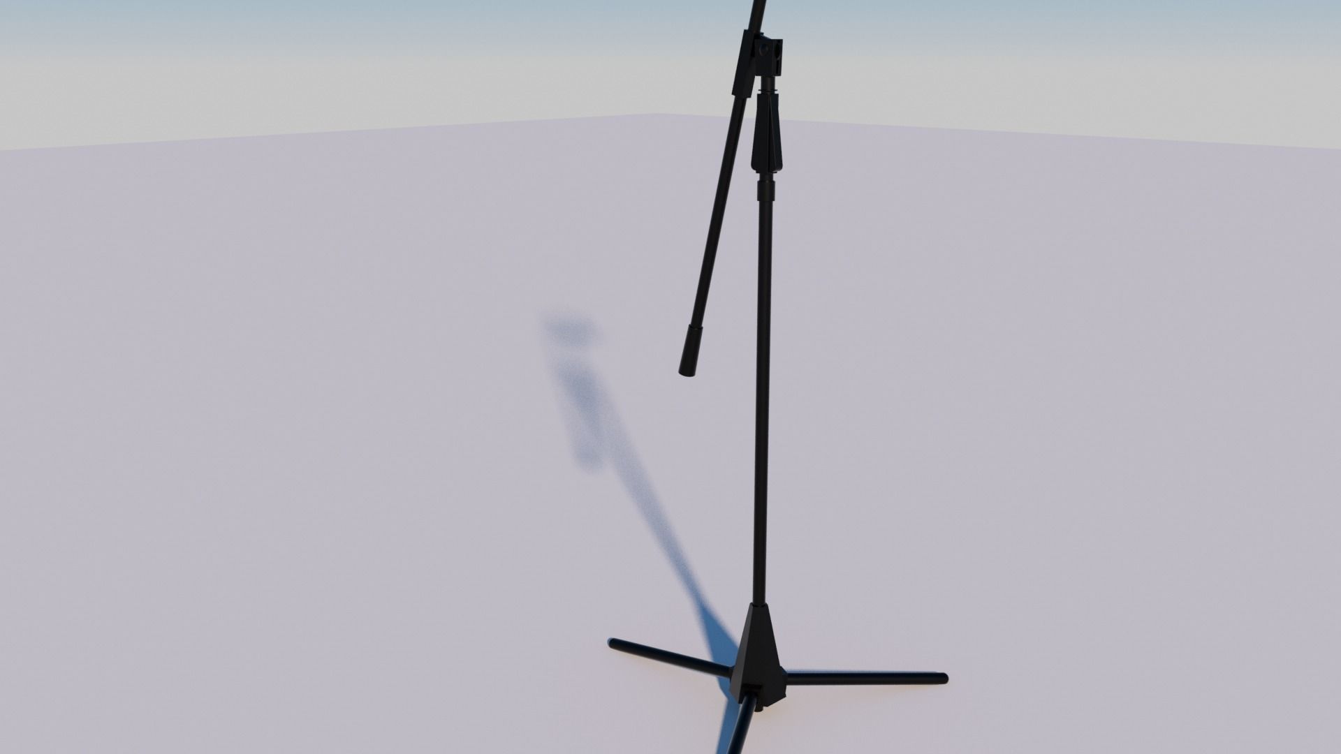 Mic Stand with Condenser Microphone free 3D model | CGTrader