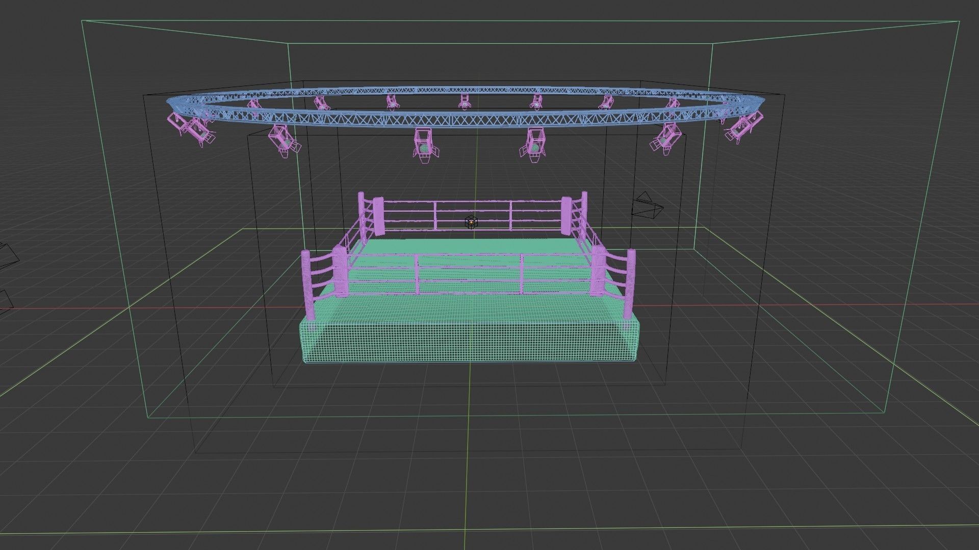 Boxing ring 3D model | CGTrader