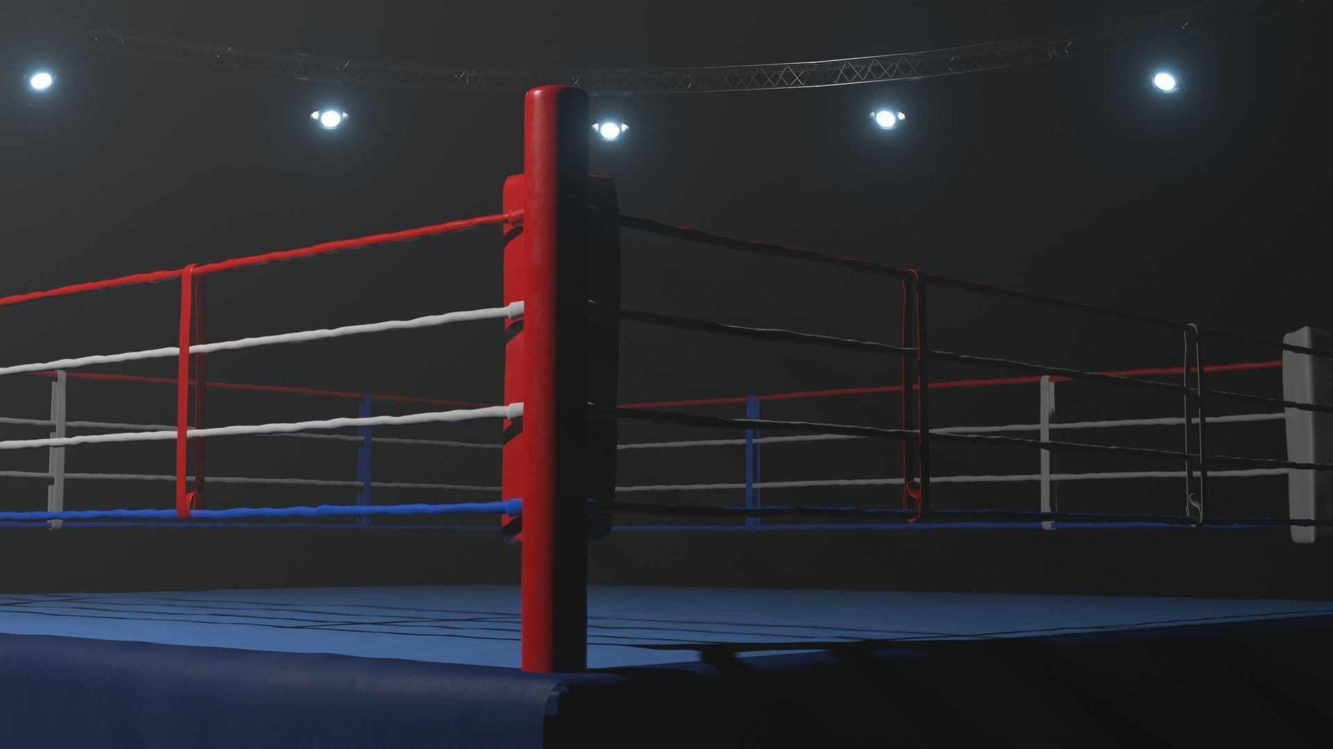 Boxing ring 3D model | CGTrader